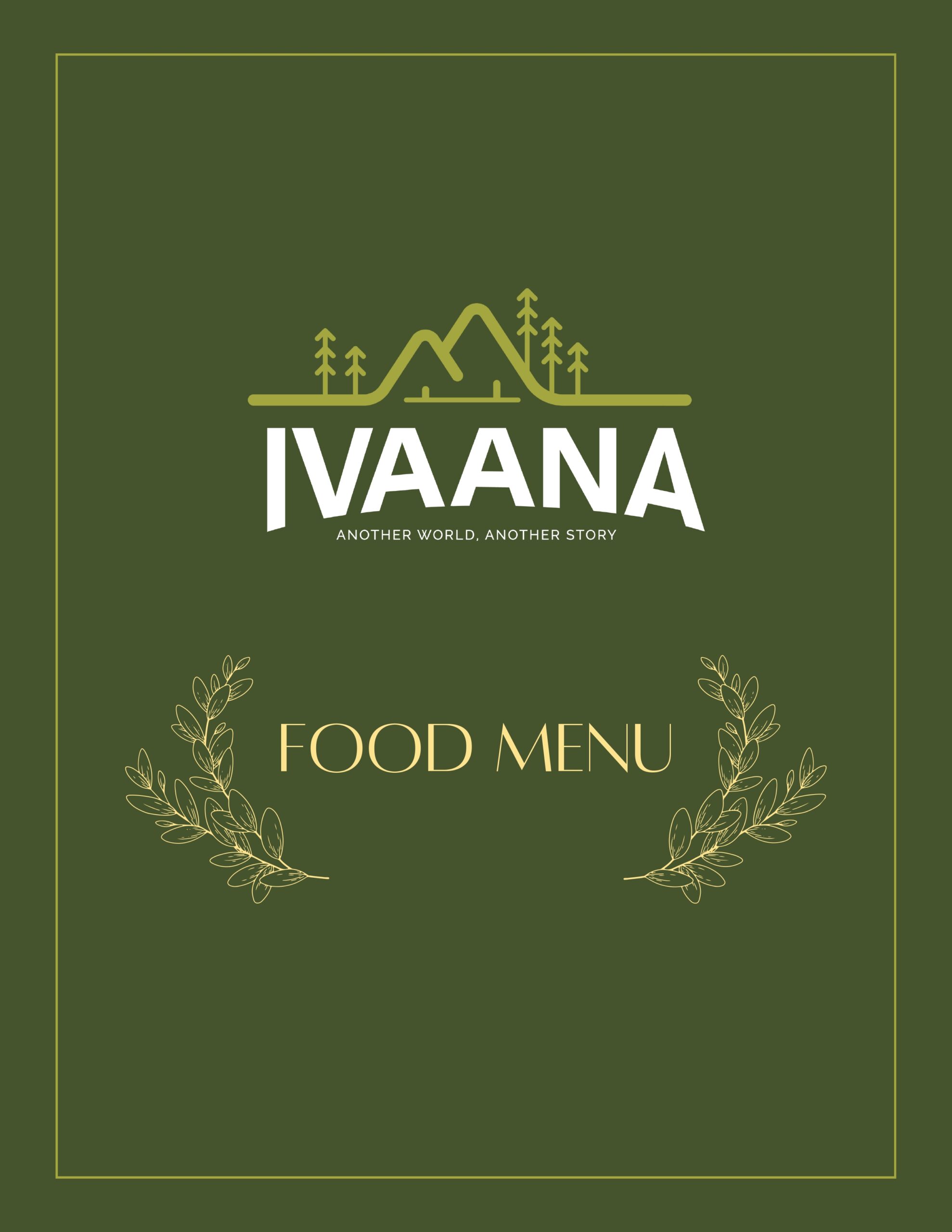 Menu – Ivaana Resorts